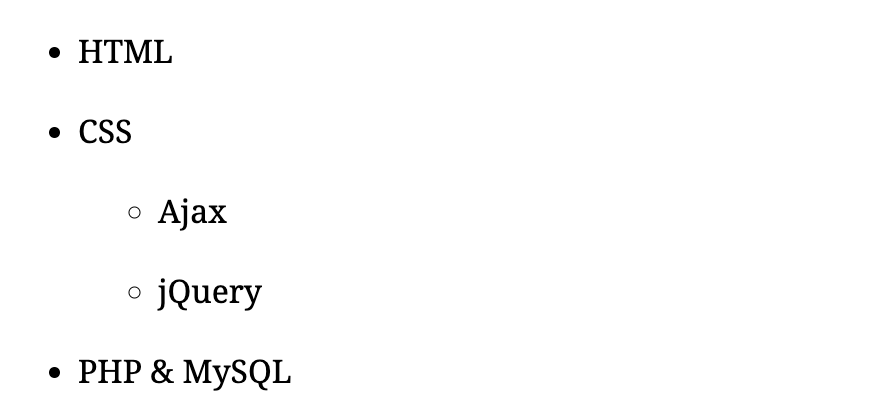 Cách tạo một cái danh sách trong HTML - 22 - Giải pháp website, App & CRM